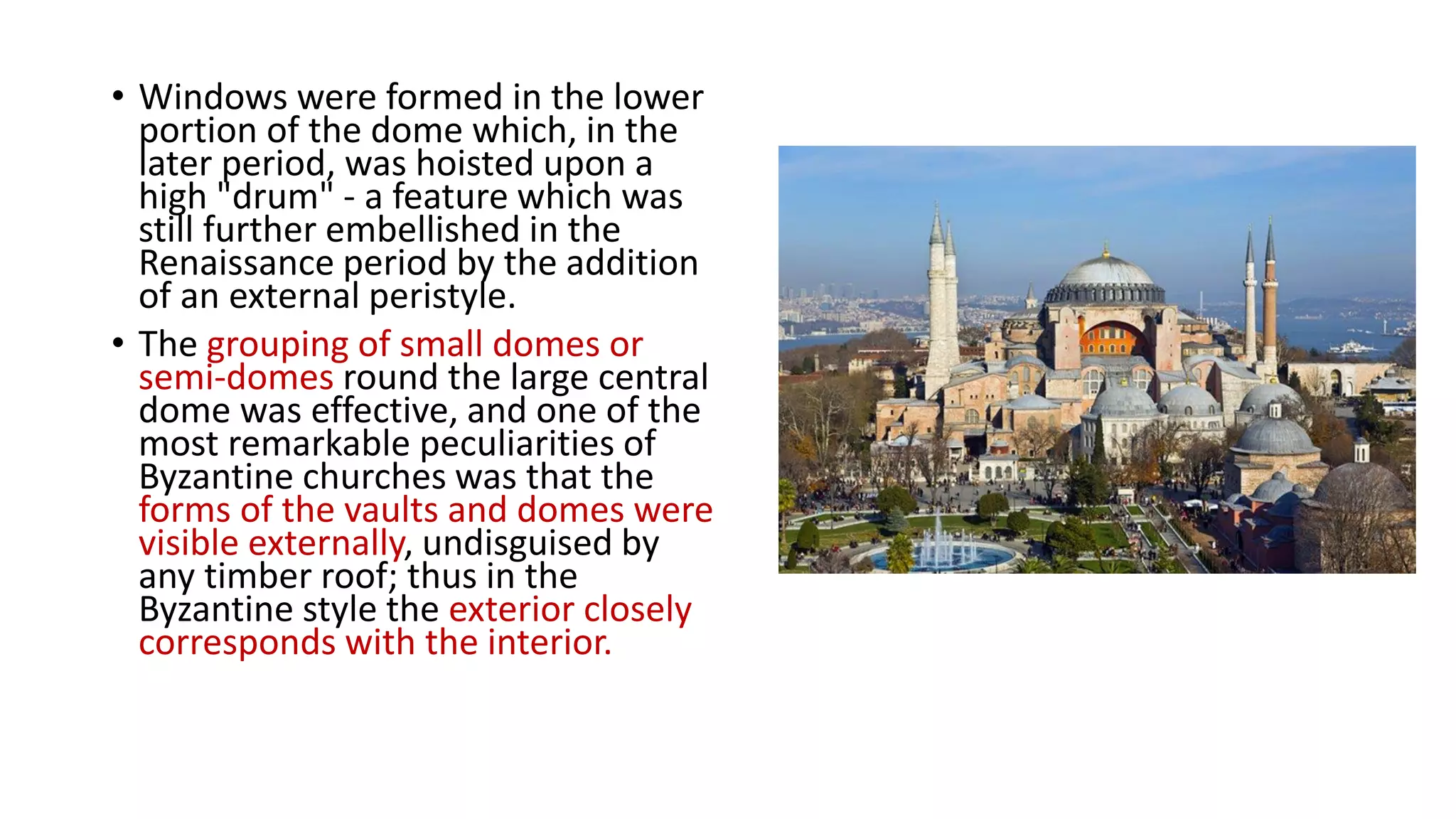 Module 2- Byzantine Architecture | KTU | Semester 4 | History of Architecture | PDF