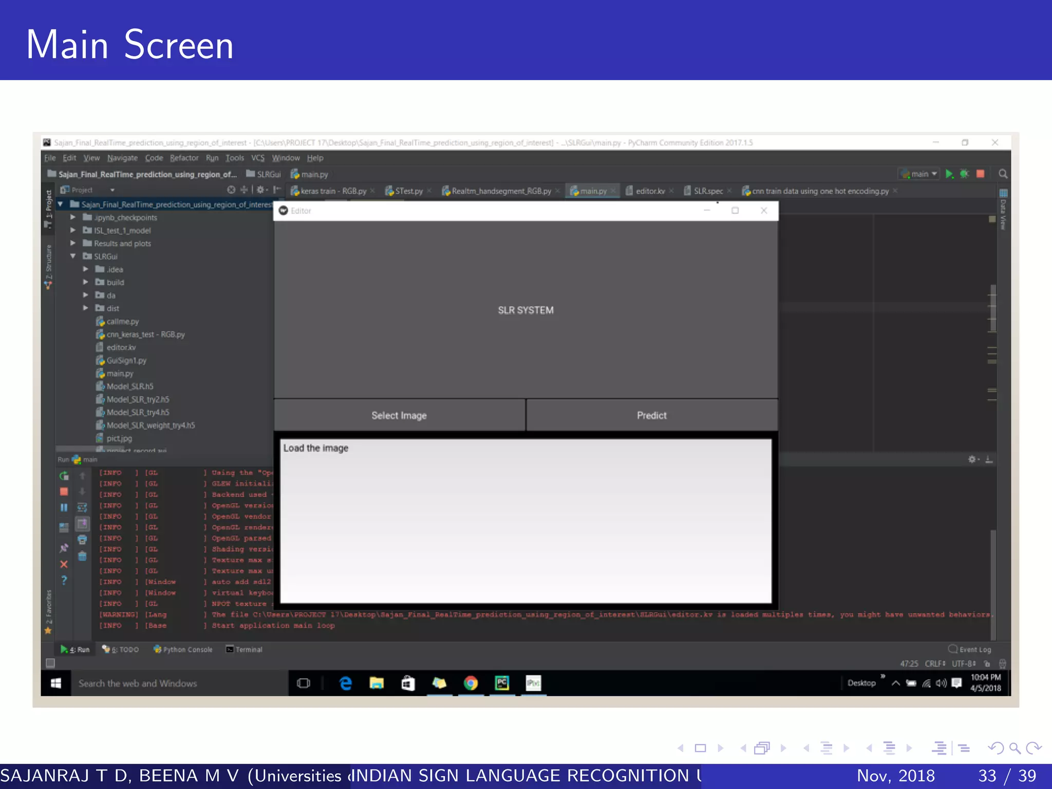 Indian-Sign-Language-Recognition | PDF
