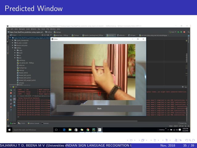 Indian-Sign-Language-Recognition | PDF