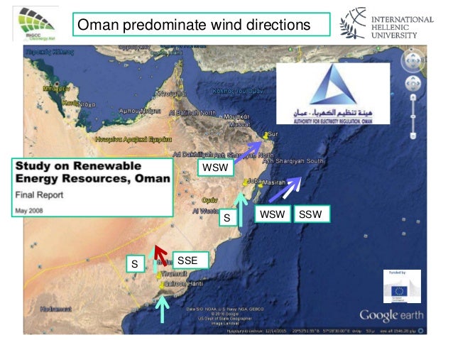 S4 oman wind energy speed direction 2016