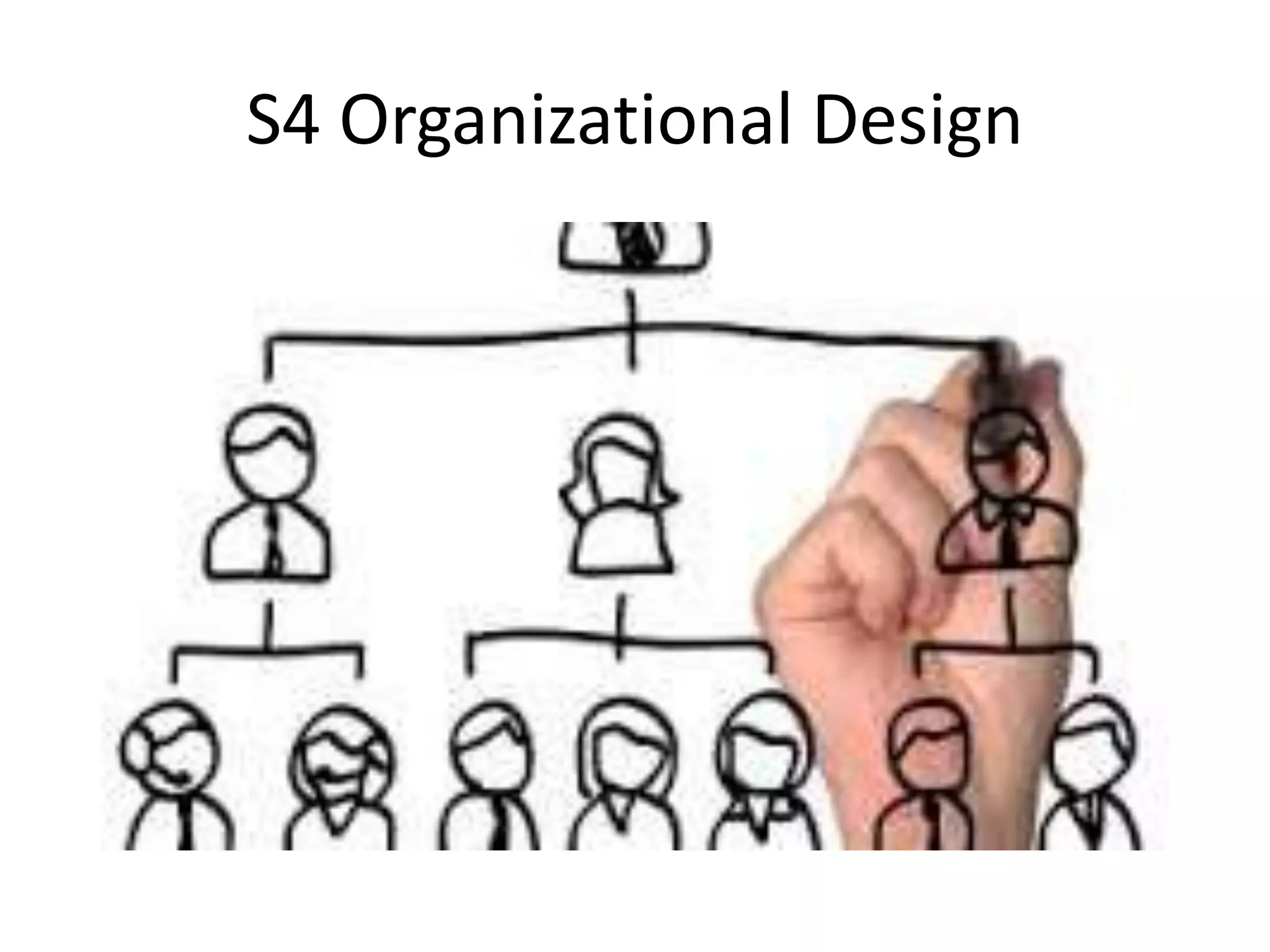 S4 organizational design | PPTX