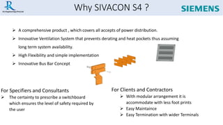 SIVACON S4 Presentation - R.A. Engineering partnered with Siemens | PPTX