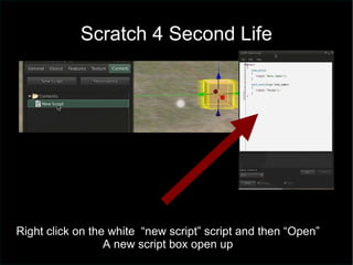 Scratch for Second Life | PPT