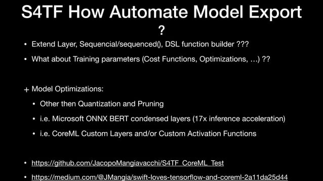 Swift for TensorFlow - CoreML Personalization | PDF | Web Development | Internet