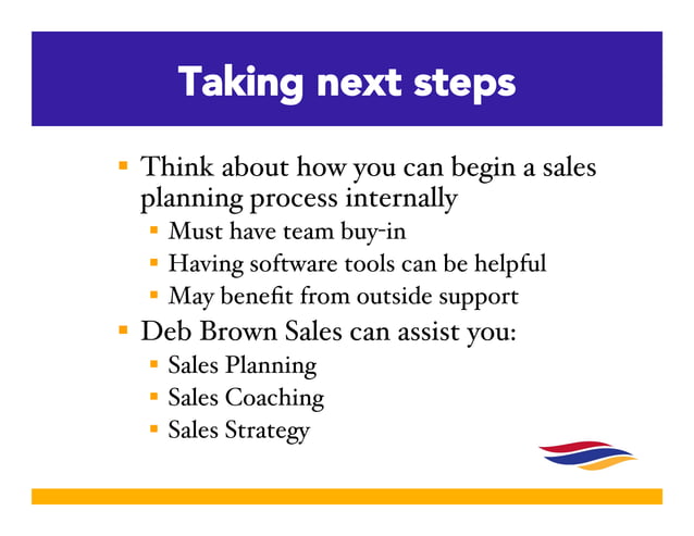 Creating a Successful Sales Plan - Slideshare Edition | PDF | Sales ...