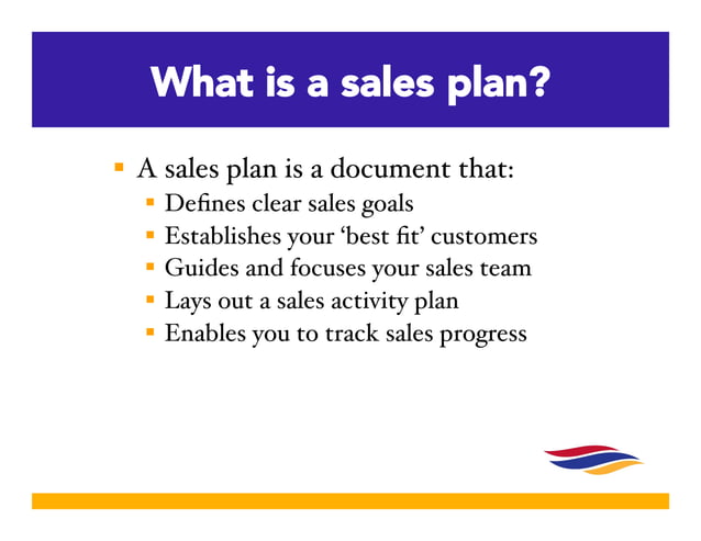 Creating a Successful Sales Plan - Slideshare Edition | PDF | Sales ...