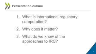 International Regulatory Co-operation | PDF