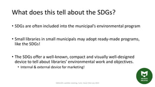 Advocating Public Libraries by the SDGs | PPT