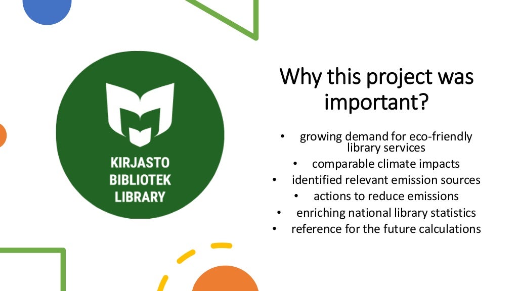 Environmental sustainability in Finnish public libraries in the 2020s ...