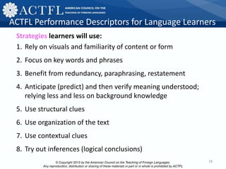 S5 effective assessments - actfl | PPTX