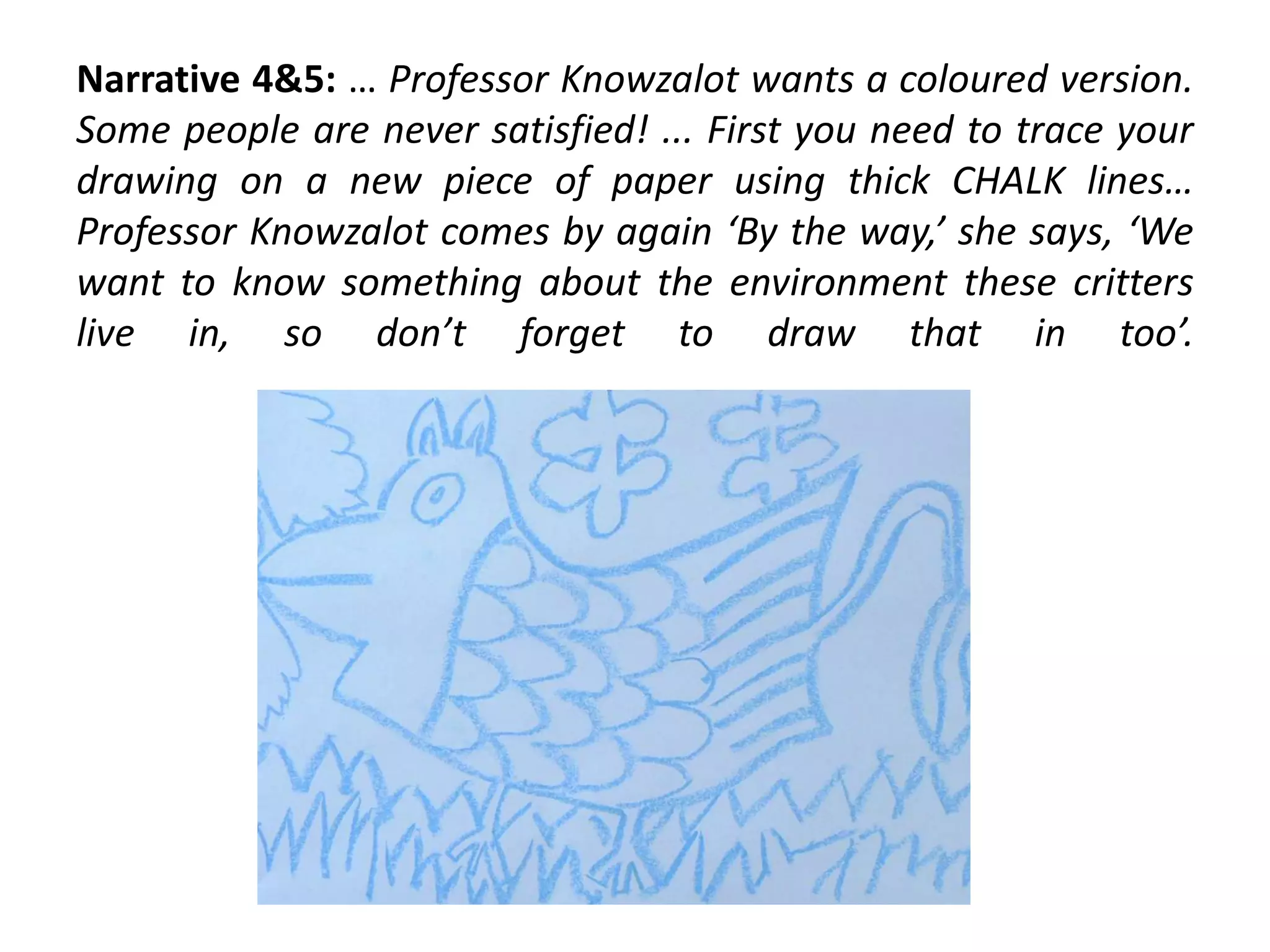 Critters from Alien Earth process guide | PPTX