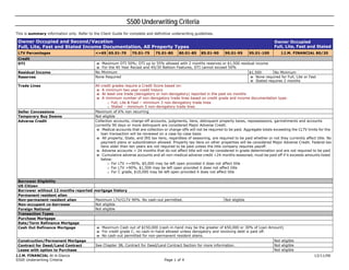 Subprime Underwriting Matrix, 100% LTV down to 580 FICO | PDF