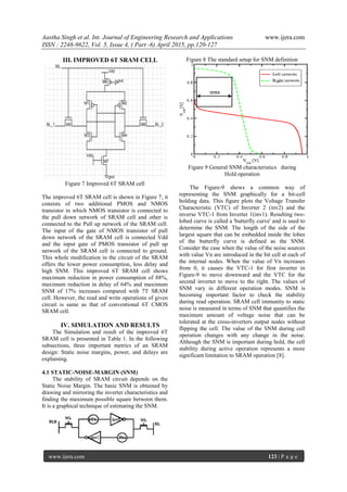 A Comparitive Analysis of Improved 6t Sram Cell With Different Sram Cell | PDF