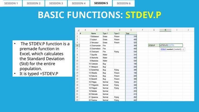 Introduction to spreadsheet that enhances your data analysis | PPT