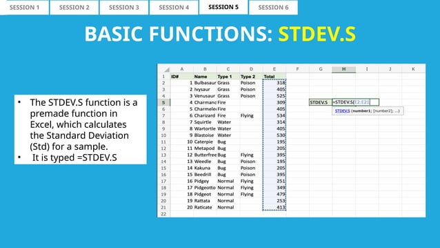 Introduction to spreadsheet that enhances your data analysis | PPT