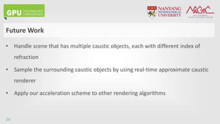 GPU-based Accelerated Spectral Caustic Rendering of Homogeneous Caustic ...