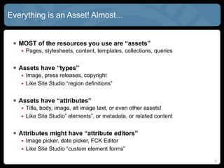 FatWire Tutorial For Site Studio Developers | KEY