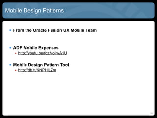 Creating Next-Generation ADF Mobile Applications | KEY | Web ...