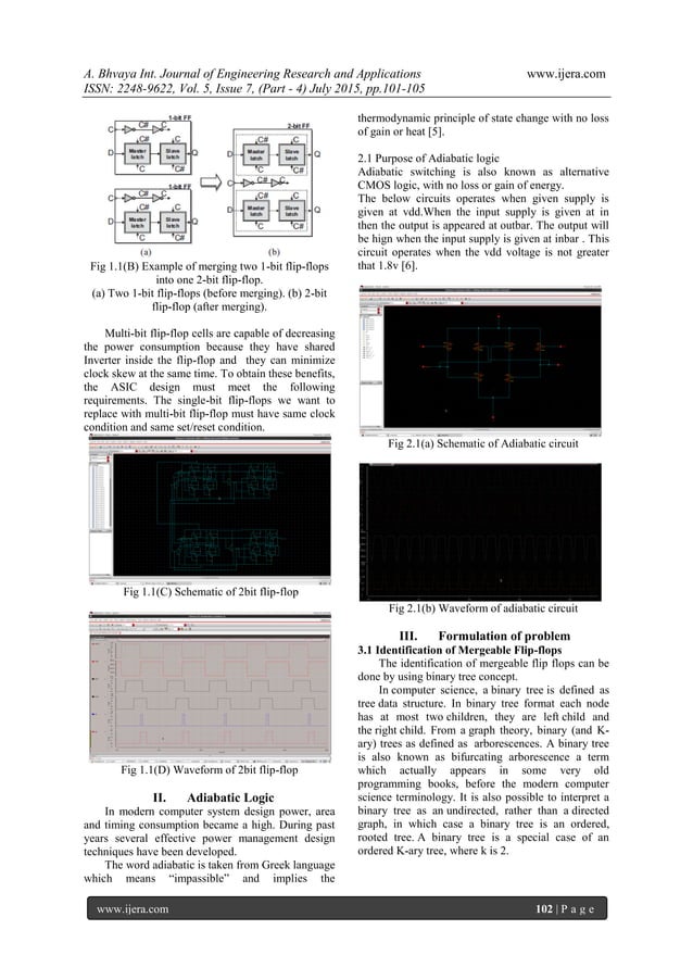 Design and Implementation of Multibit Flip flops by Using Single Phase Adiabatic Clock | PDF ...