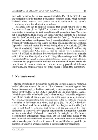 Competence of Common Courts in Poland in Competition Matters | PDF ...