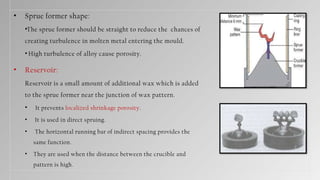 Dental Casting Procedures Casting in Prosthodontics | PPTX