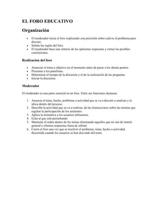S5 el foro educativo | PDF