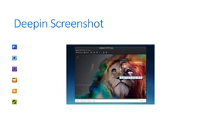 Sejarah dan Penerapan Linux Deepin 2014 | PPTX | Computer Software and Applications | Computing