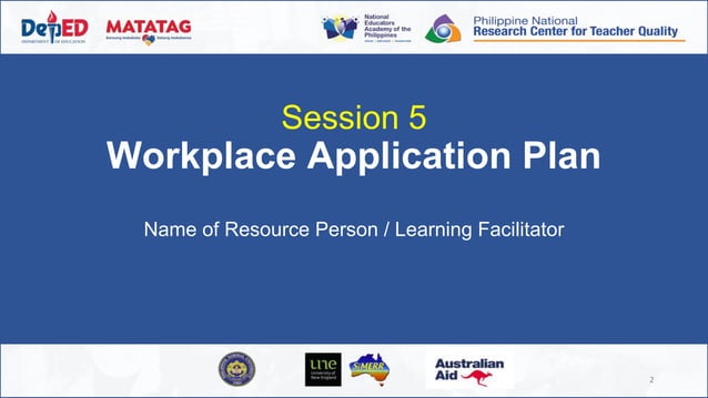 S5_SD_Workplace Application Plan in in HOTS.pptx | Education
