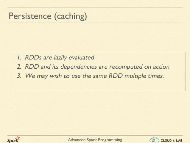 Advanced Spark Programming - Part 1 | Big Data Hadoop Spark Tutorial | CloudxLab | PPT