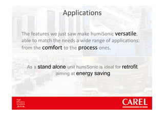 humiSonic direct - humidity control meets energy saving | PPT