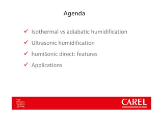 humiSonic direct - humidity control meets energy saving | PPT
