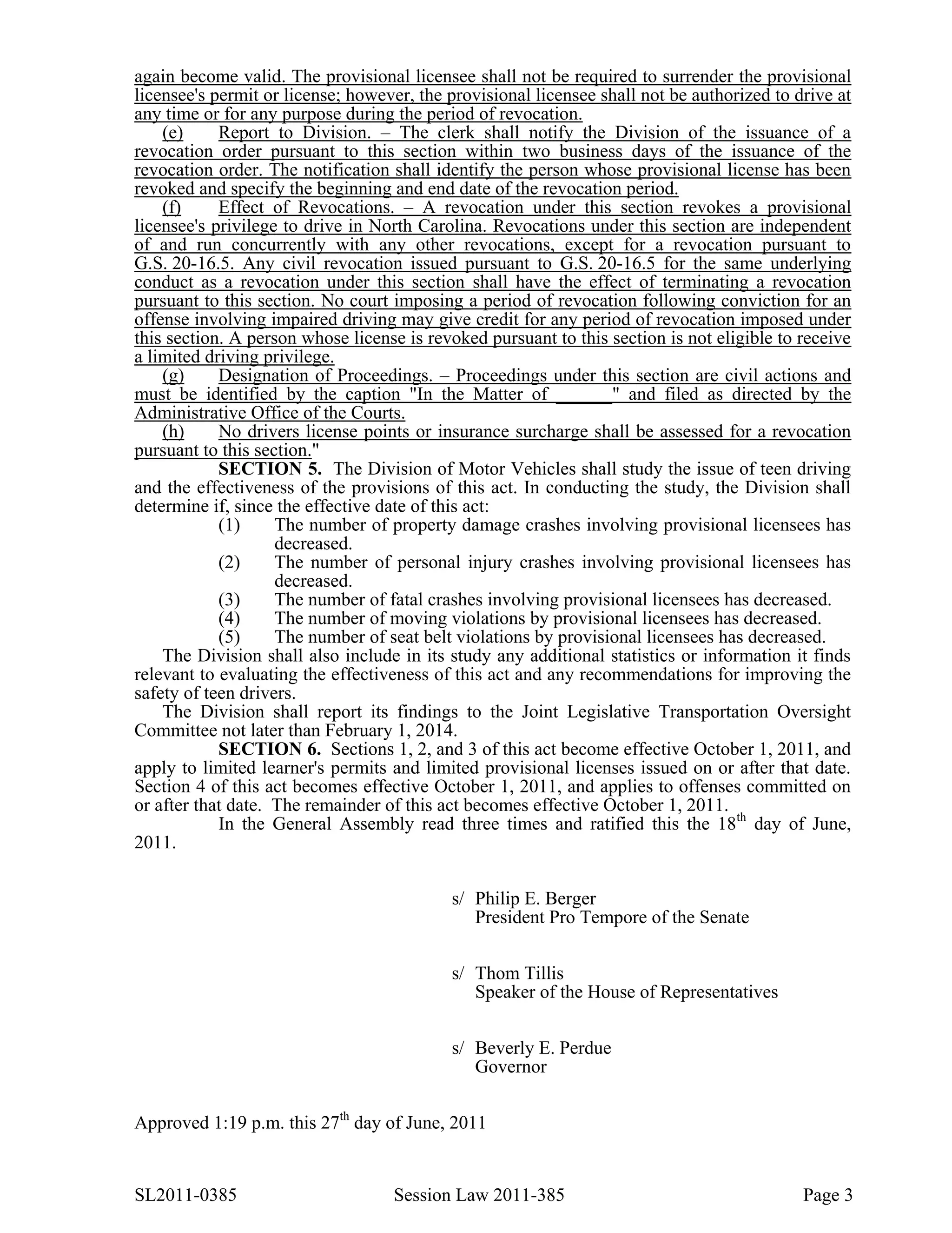 North Carolina General Assembly Level 2 Laws | PDF