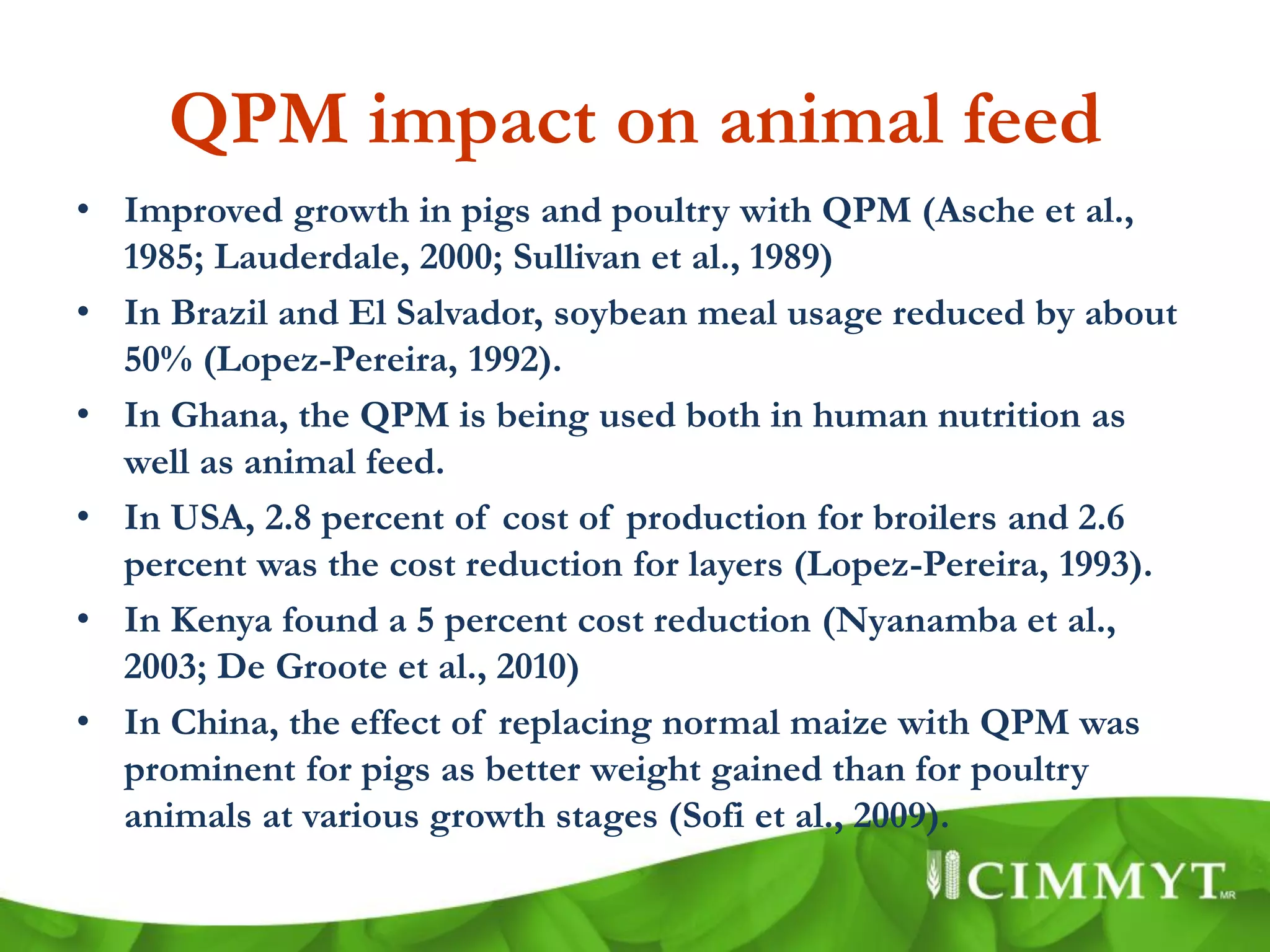 S7.5 Biofortified Maize and Relevance of Innovative Maize-Poultry Value ...