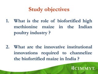 S7.5 Biofortified Maize and Relevance of Innovative Maize-Poultry Value ...