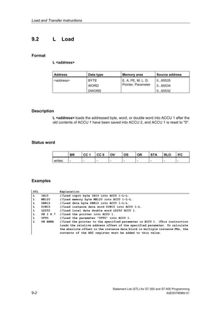 S7 300 stl_programming_manual | PDF