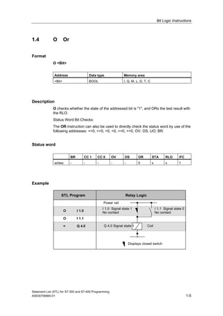 S7 300 stl_programming_manual | PDF