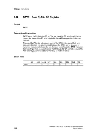 S7 300 stl_programming_manual | PDF