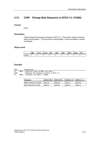 S7 300 stl_programming_manual | PDF