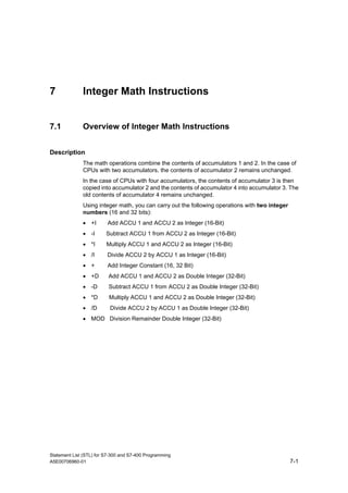 S7 300 stl_programming_manual | PDF