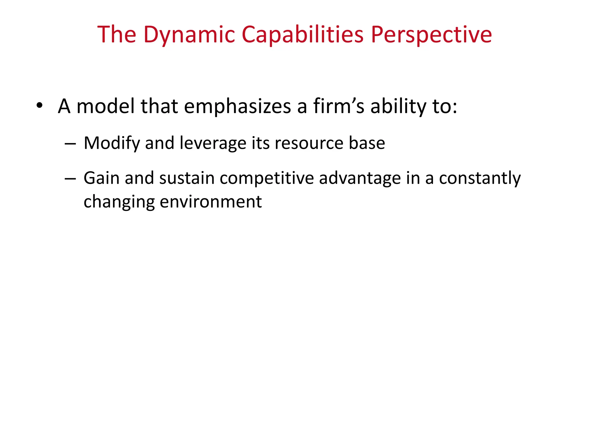 Internal Analysis- resources, capabilities and core Competencies | PDF
