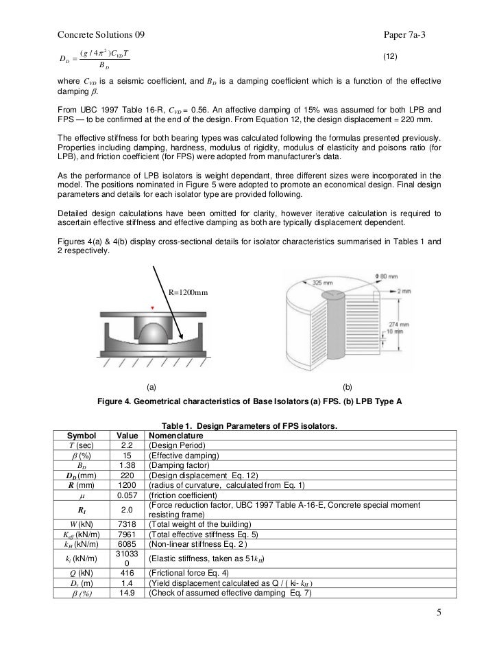 Seismic Protection Of Structures With Base Isolation
