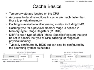 Smm and caching | PPTX