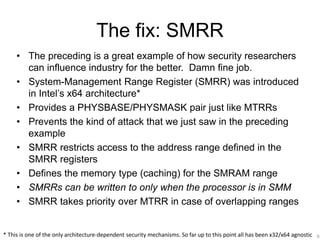 Smm and caching | PPT