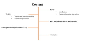 S7A safety pharmacological studies for pharamaceuticals.pptx