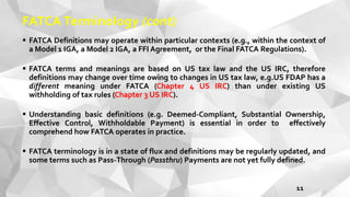 S7C - The FATCA Regulatory Framework | PPT