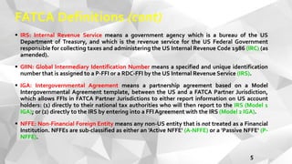 S7C - The FATCA Regulatory Framework | PPT