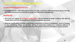 S7C - The FATCA Regulatory Framework | PPT