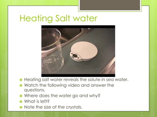 Dissolving and_crystalizing | PPTX