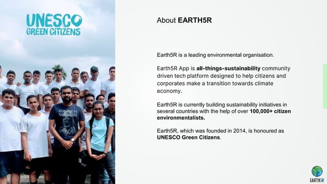 Earth5R - CSR, ESG, Sustainability Action and Education.pptx