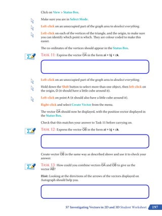 S7 investigating vectors student worksheet (colour) | PDF | Physics ...